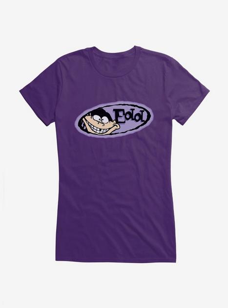 Ed, Edd N Eddy Logo Edd Girls T-Shirt - PURPLE | Hot Topic