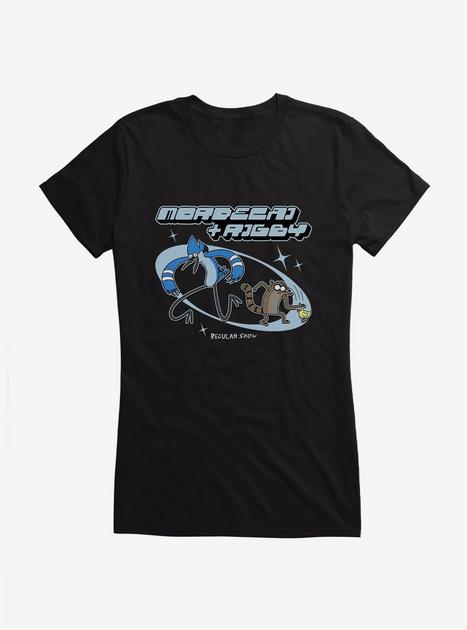 Regular Show Mordecai And Rigby Girls T-Shirt - BLACK | Hot Topic