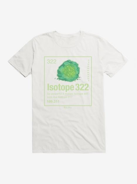 Rick And Morty Isotope 322 T-Shirt - WHITE | Hot Topic