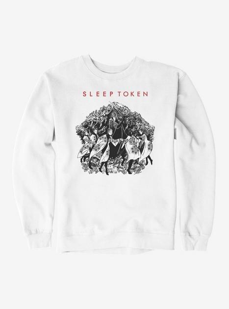 Sleep Token TLYW Sweatshirt - WHITE | Hot Topic
