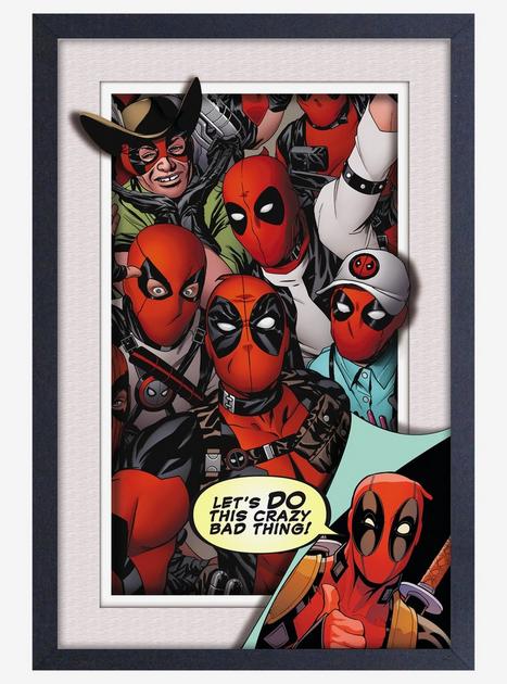 Marvel Deadpool Crazy Bad Thing Plexi Framed Poster | Hot Topic
