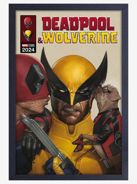 Marvel Deadpool 3 Kisses Wood Wall Art | Hot Topic