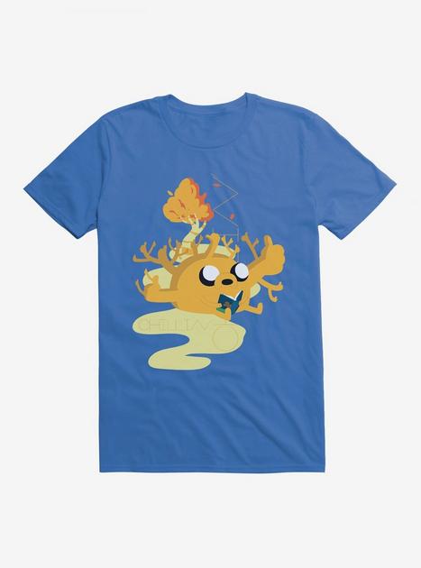 Adventure Time Jake Chillin T-Shirt - BLUE | Hot Topic