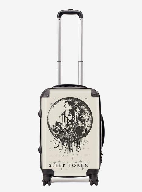 Rocksax Sleep Token The Summoning White Luggage Cabin Bag | Hot Topic