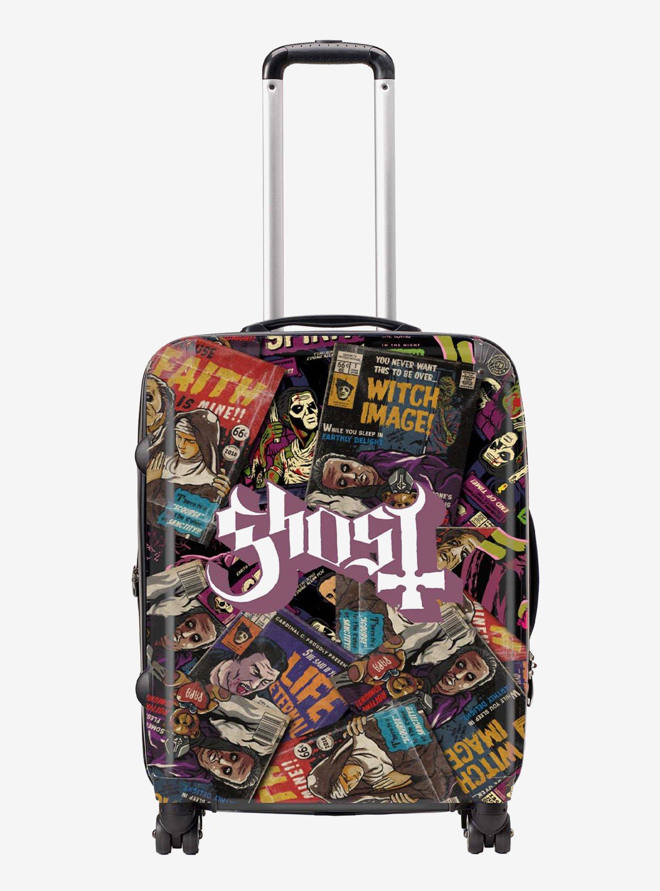 Rocksax Ghost Magazines Luggage Large Bag | Hot Topic
