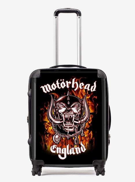 Rocksax Motorhead England Fire Luggage Large Bag | Hot Topic