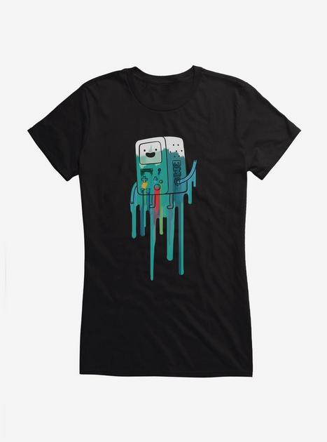 Adventure Time BMO Paint Drip Girls T-Shirt | Hot Topic