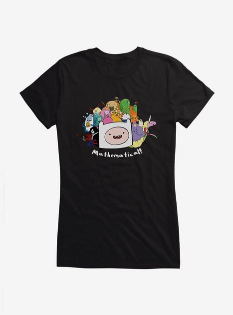 Adventure Time Finn Mathematical Girls T-Shirt - BLACK | Hot Topic