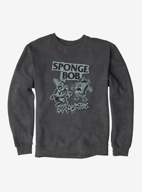 SpongeBob SquarePants Punk Band Sweatshirt - GREY | Hot Topic