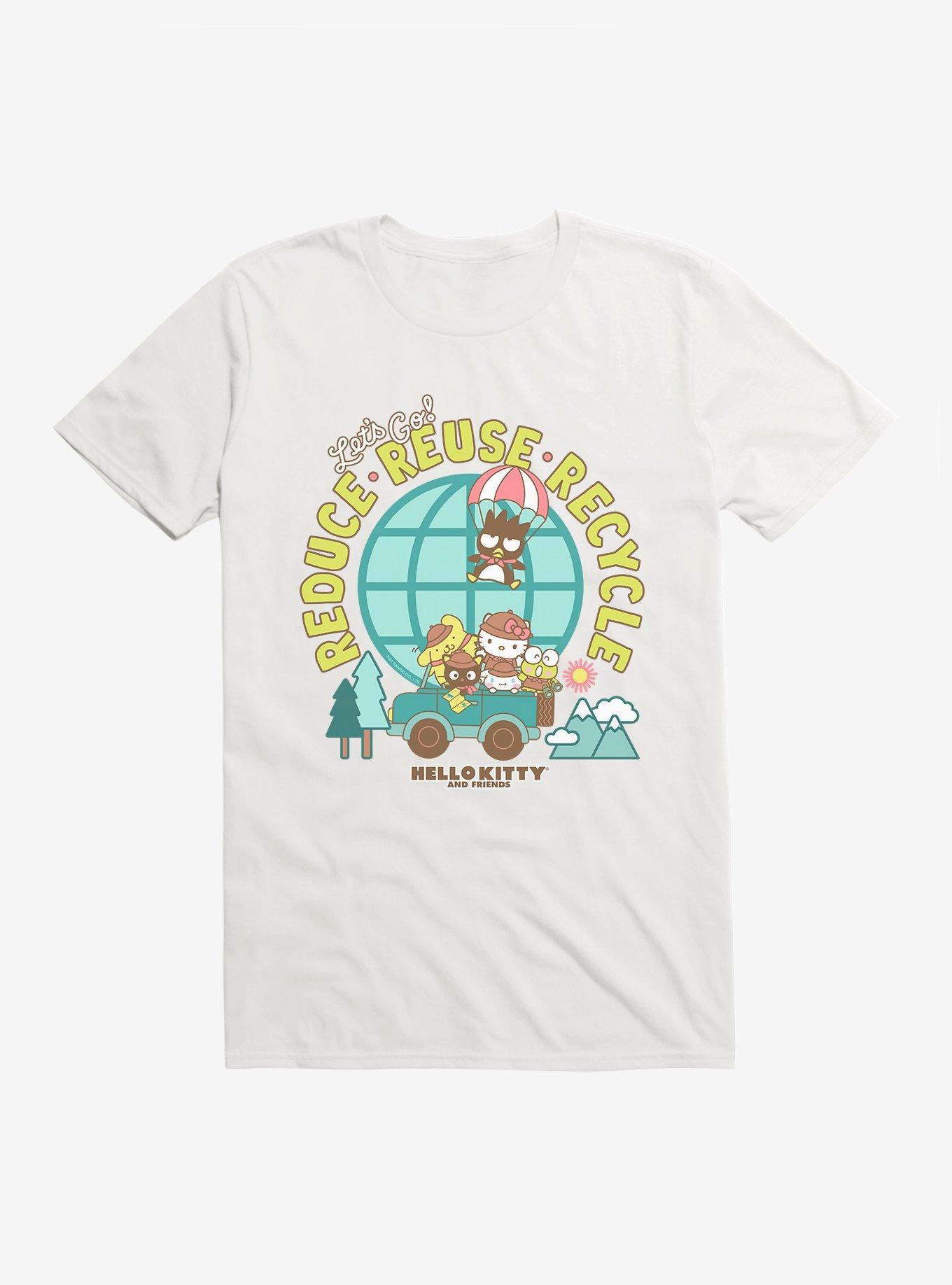 Hello Kitty & Friends Earth Day Reduce, Reuse, Recycle T-Shirt | Hot Topic