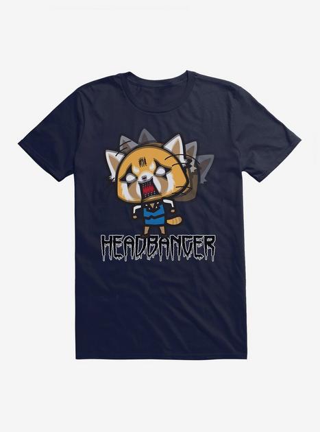 Aggretsuko Metal Headbanger T-Shirt - BLUE | Hot Topic