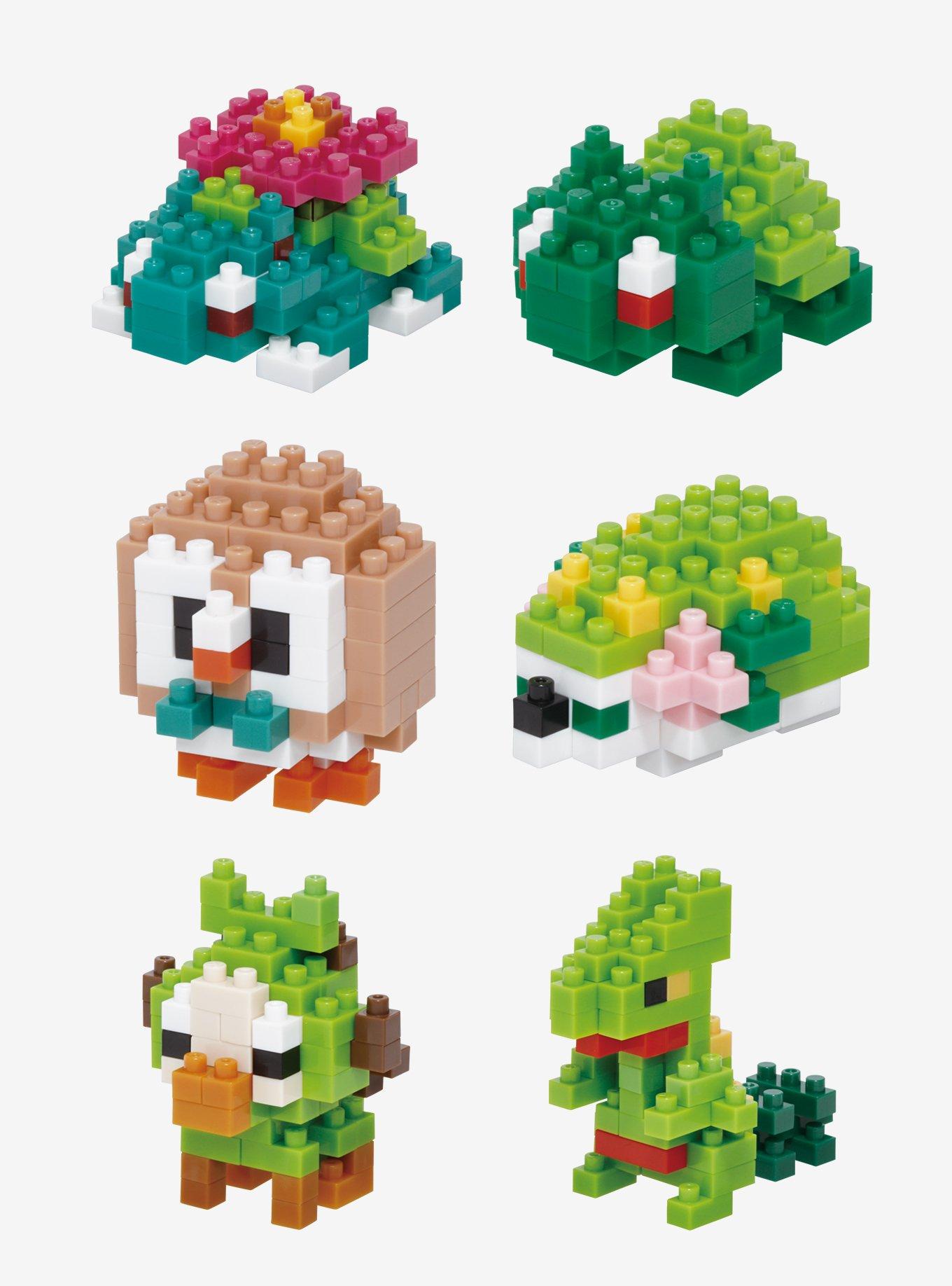 Nanoblock Pokémon Mininano Grass Type Pokémon Build Set | BoxLunch