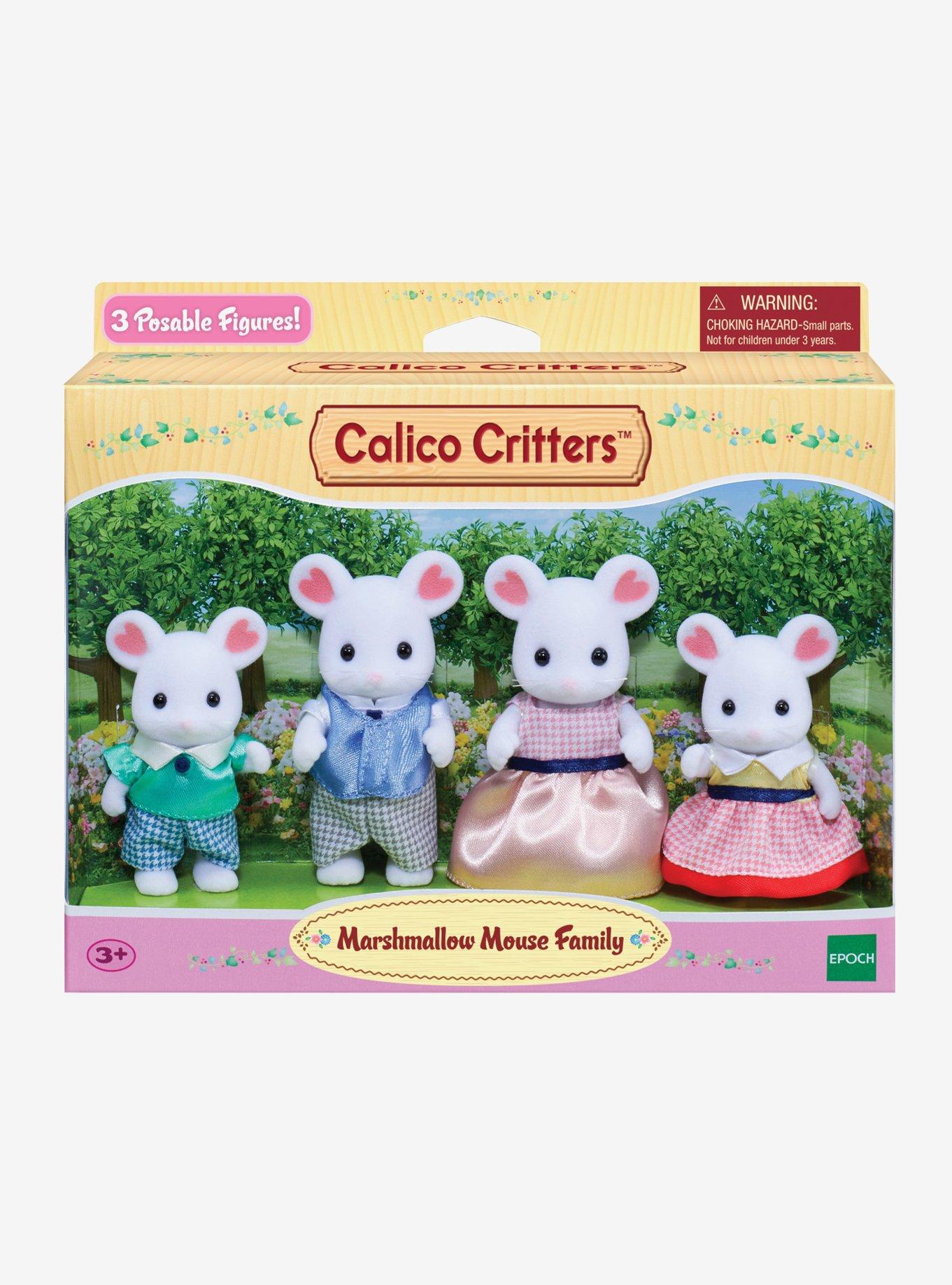 Calico Critters Marshmallow Mouse Family Figure Set | BoxLunch