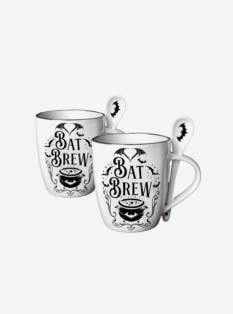 Alchemy of England Bat Brew Mug & Spoon Set | Hot Topic