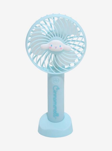 Cinnamoroll Blue Handheld Fan With Stand | Hot Topic