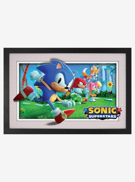 Sonic Superstars Running Plexi Framed Poster | Hot Topic