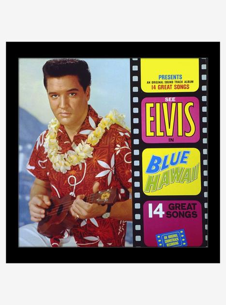 Elvis Presley Blue Hawaii Plexi Framed Poster | Hot Topic