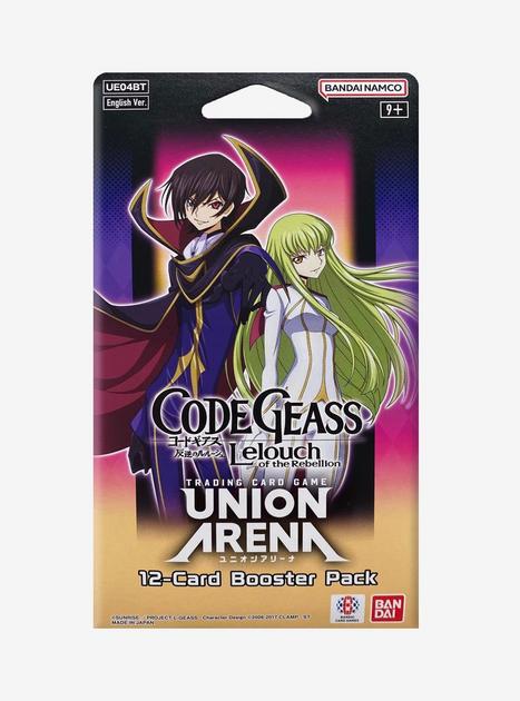 Union Arena Code Geass Lelouch Of The Rebellion Card Game Booster Pack ...