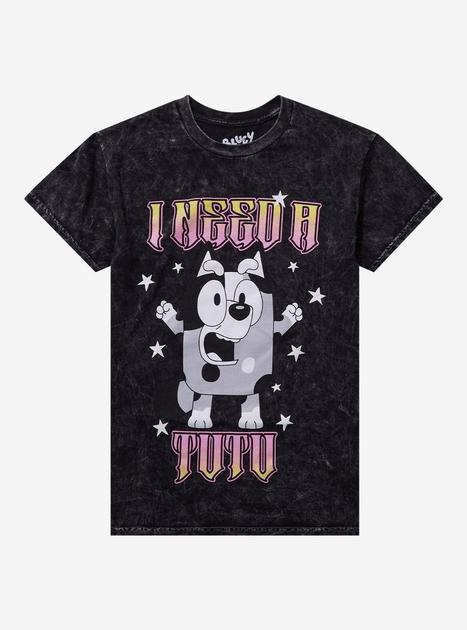 Bluey Muffin I Need A Tutu Boyfriend Fit Girls T-Shirt | Hot Topic