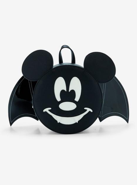 Loungefly Mickey Bat Figural Glow-in-the-Dark Convertible Mini Backpack ...