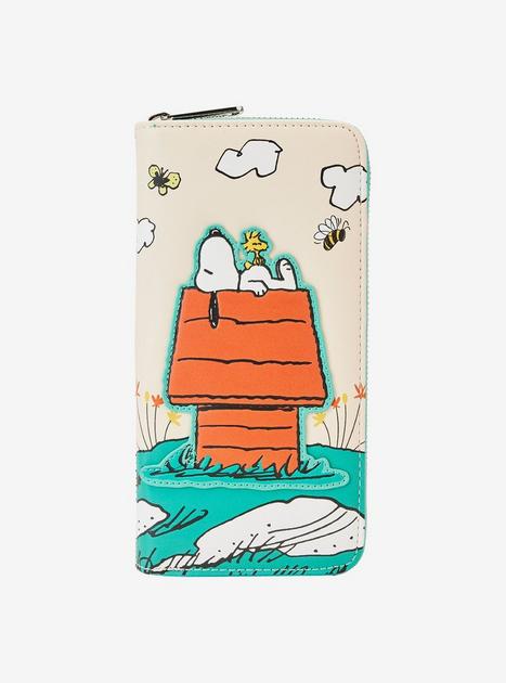 Loungefly Peanuts Snoopy & Woodstock Doghouse Zip Wallet | BoxLunch