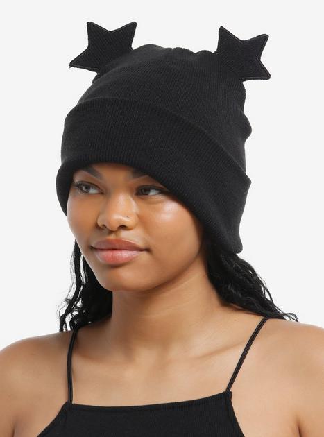 Star Plush Ears Beanie | Hot Topic