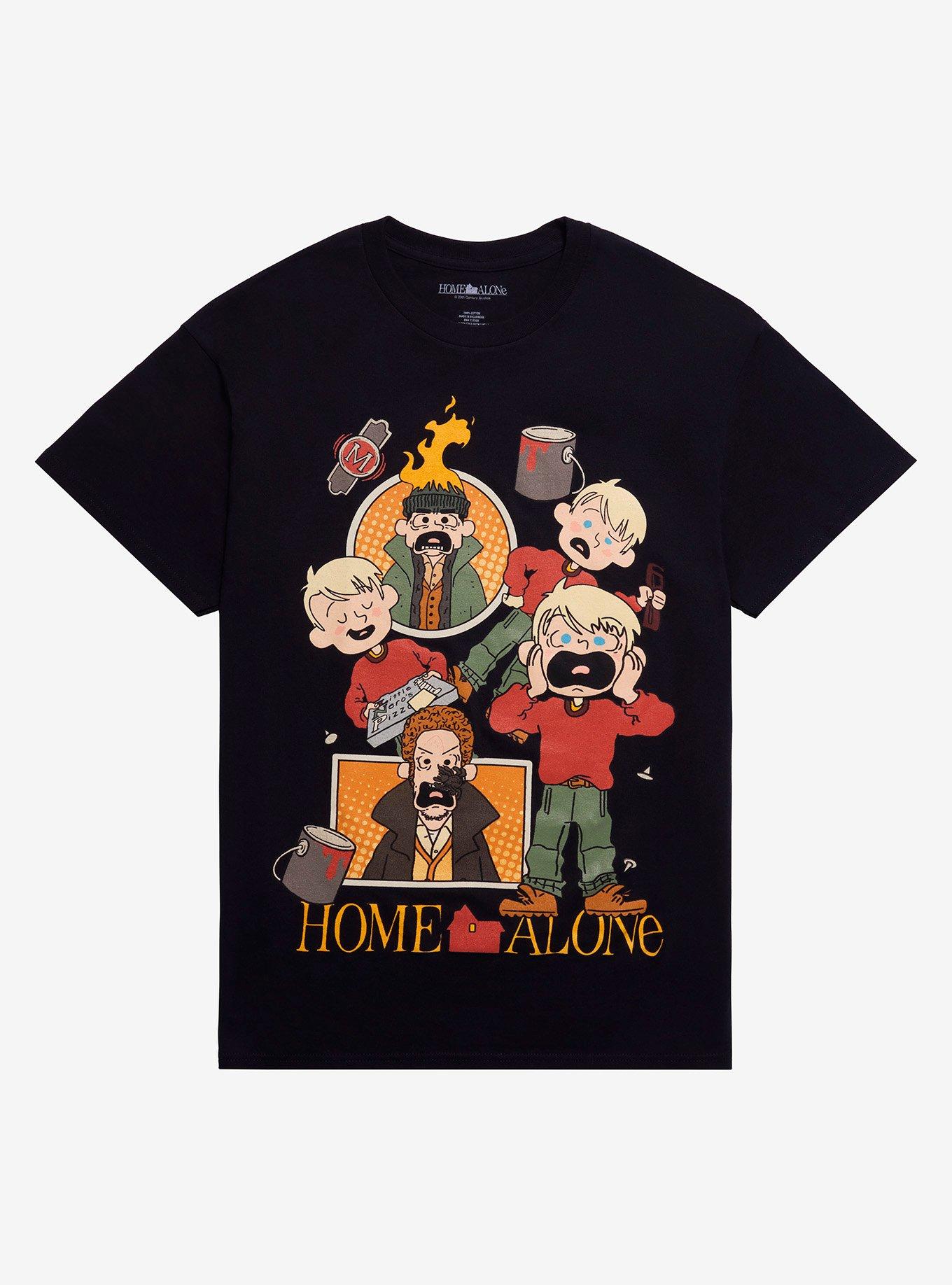 Home Alone Cartoon Collage T-Shirt | Hot Topic