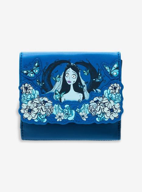 Loungefly The Corpse Bride Floral Flap Wallet — BoxLunch Exclusive ...