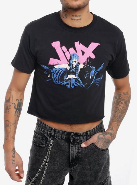 Arcane Jinx Crop T-Shirt | Hot Topic