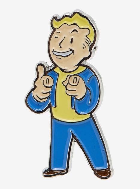 Fallout Vault Boy Charisma Enamel Pin | Hot Topic