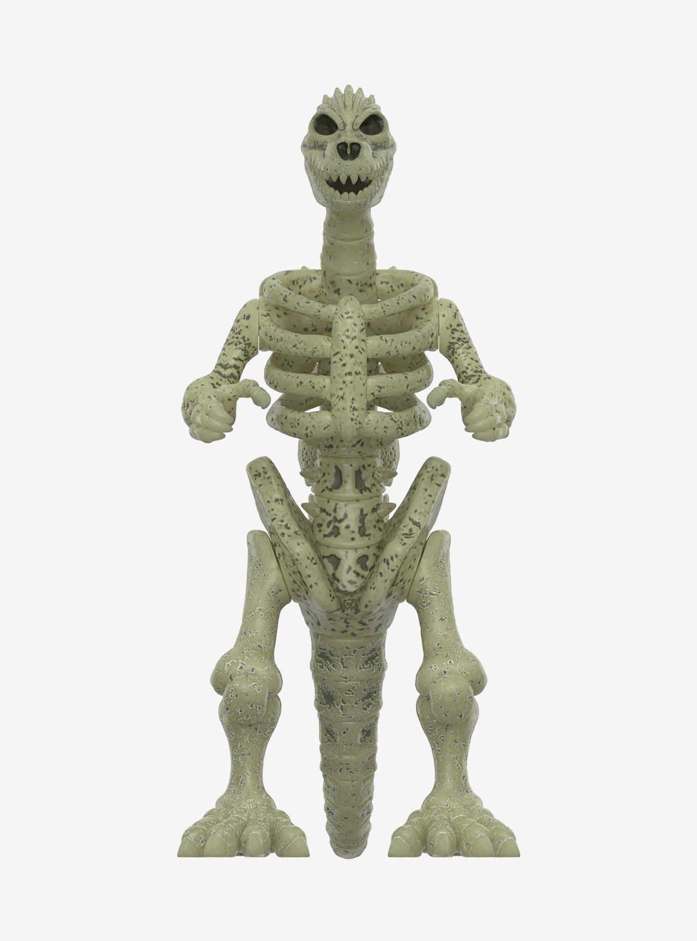 Super7 Godzilla ReAction Godzilla Skeleton Glow-in-the-Dark Figure ...
