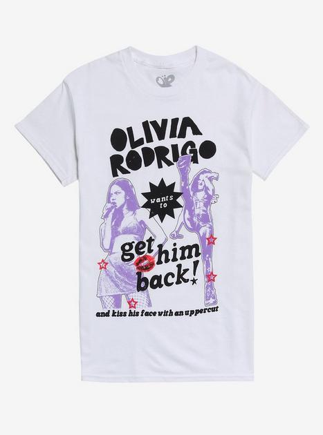 Olivia Rodrigo Get Him Back Relaxed Fit Girls T-Shirt | Hot Topic