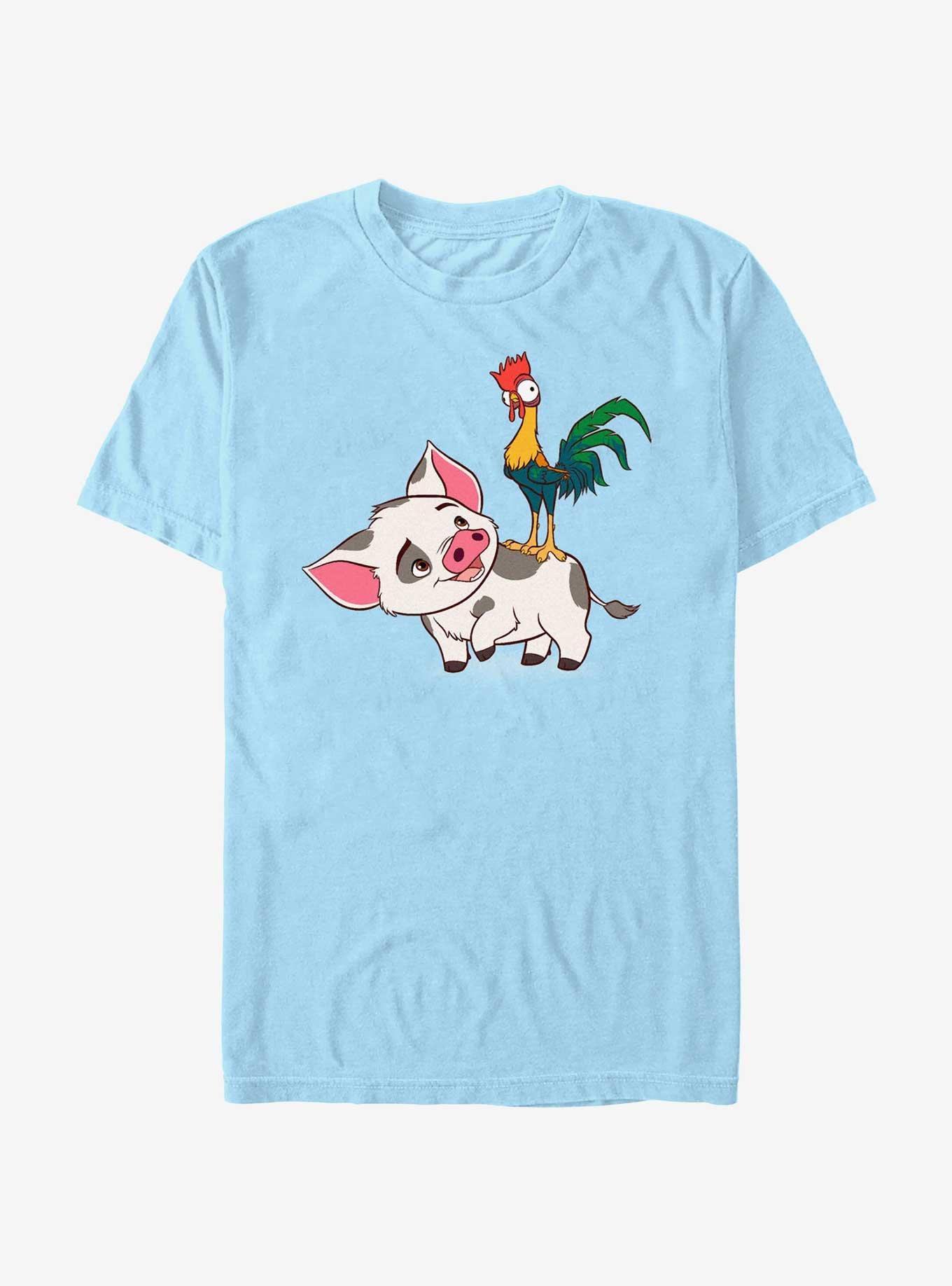 Disney Moana Hei Hei & Pua T-Shirt - BLUE | BoxLunch
