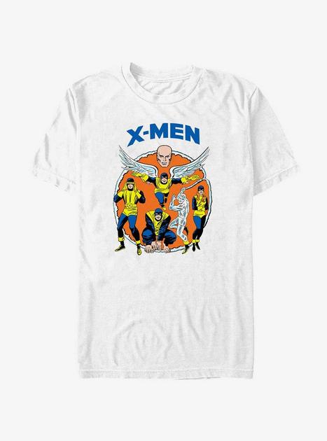 Marvel X-Men Team Classic Suits T-Shirt - WHITE | Hot Topic