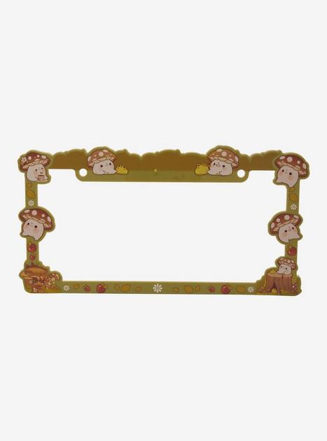 Mushroom Toad License Plate Frame By Rihnlin | Hot Topic
