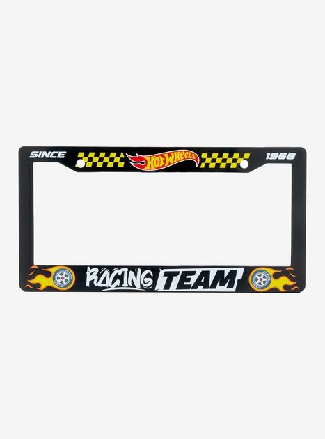 Hot Wheels Racing Team License Plate Frame | Hot Topic