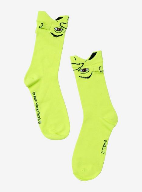 Shrek Biting Crew Socks | Hot Topic