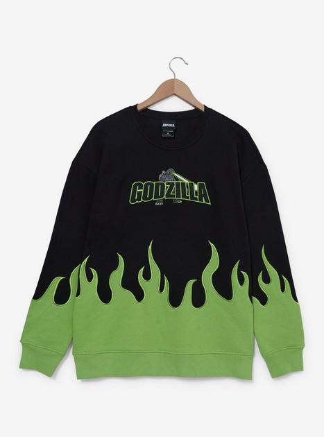 Godzilla Flame Panel Crewneck - BoxLunch Exclusive | BoxLunch
