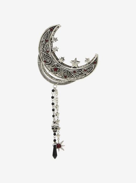 Ornate Crescent Moon Claw Hair Clip | Hot Topic