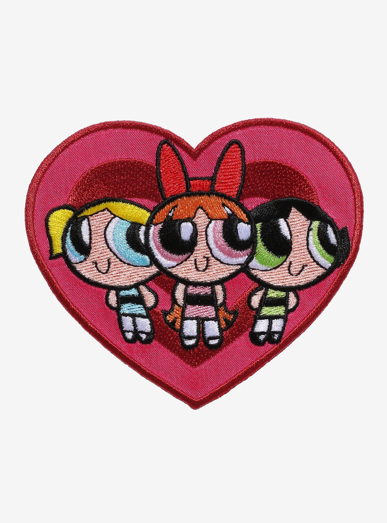 The Powerpuff Girls Trio Heart Patch | Hot Topic