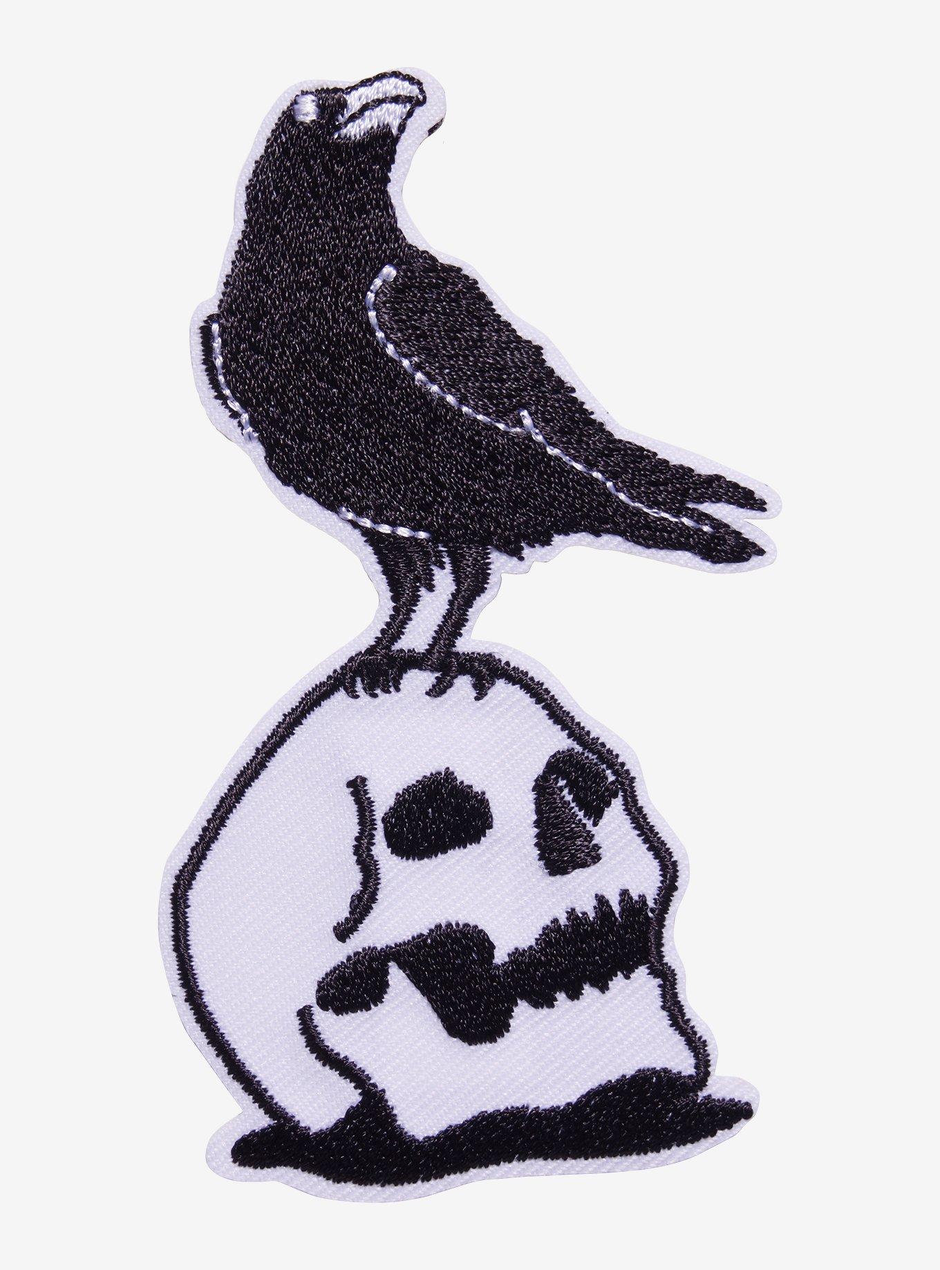 Raven Skull Patch | Hot Topic