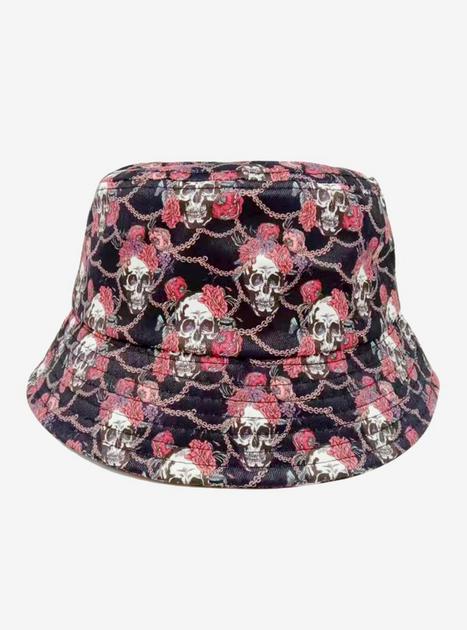 Skull Bucket Hat | Hot Topic