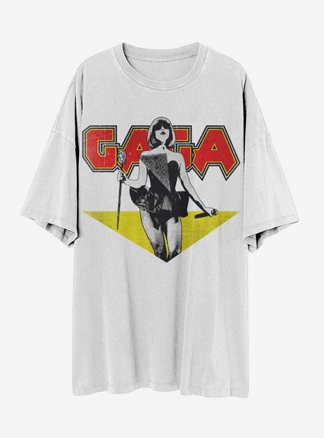 Lady Gaga Glam Portrait Relaxed Fit Girls T-Shirt | Hot Topic