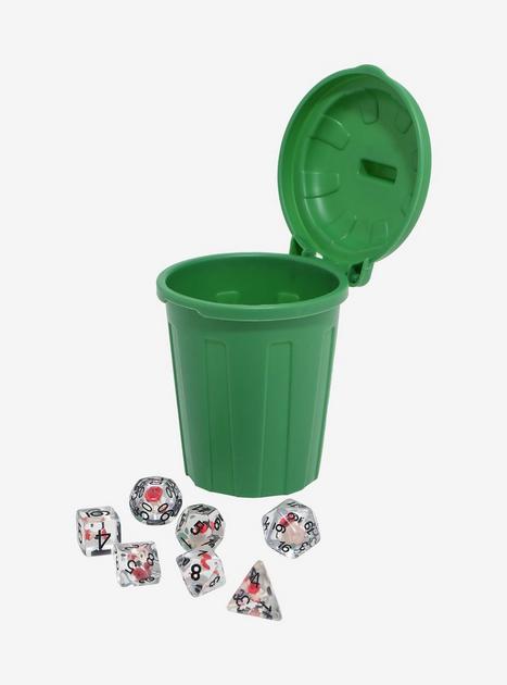 Trash Can Polyhedral Dice Set | Hot Topic