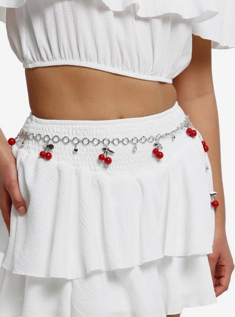 Cherry Charm Chain Belt | Hot Topic