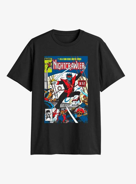 Marvel X-Men Nightcrawler Comic Cover T-Shirt - BLACK | Hot Topic