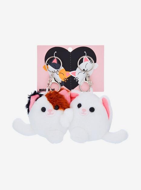 Cat Plush Magnetic Best Friend Key Chain Set | Hot Topic