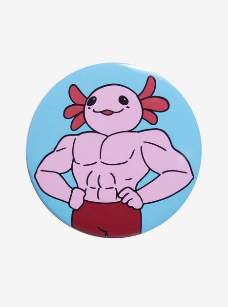 Buff Axolotl 3 Inch Pin | Hot Topic