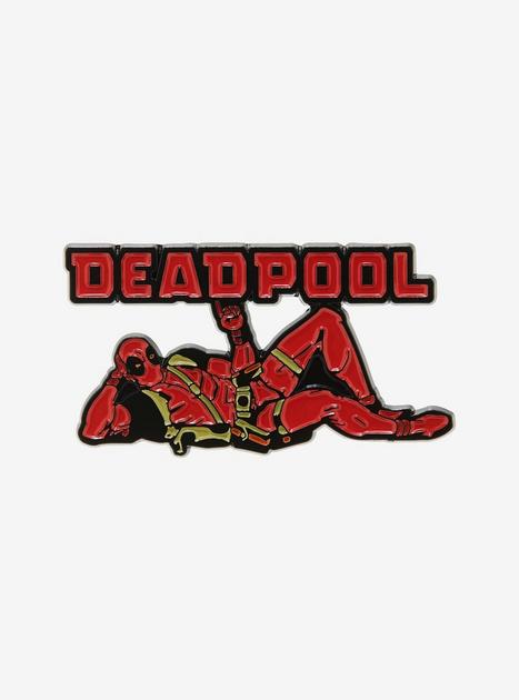 Marvel Deadpool Lying Down Enamel Pin | Hot Topic