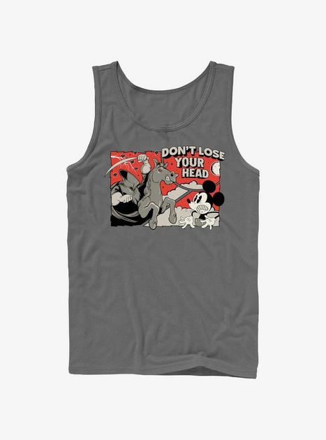 Disney Mickey Mouse Mickey And Headless Horseman Tank - GREY | Hot Topic